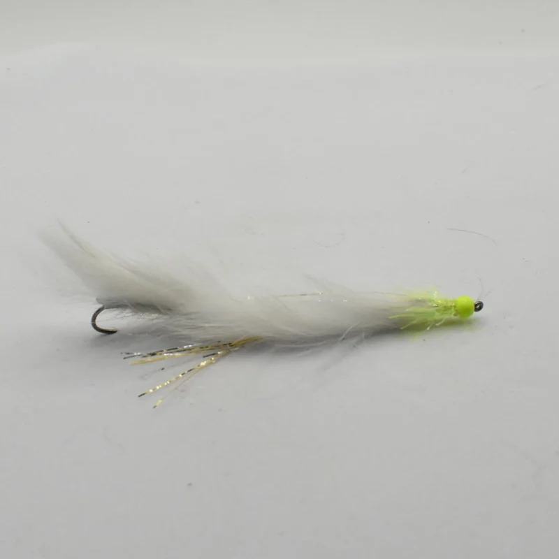 Snake – White & Chartreuse Bead - UK Stillwater Fisheries Info & Store